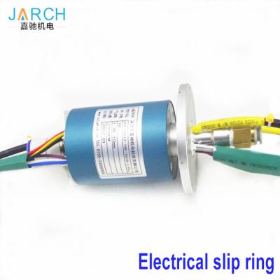 China JARCH 6mm Through Bore Hybrid Slip Ring 2A 5A Aluminium Alloy 24 Circuits for sale