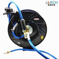 China Black Water Hose Reel 200psi Air Retractable Hose Reel 8x12mm PU Tube 10-25m for sale