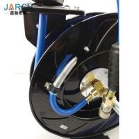 China Black Water Hose Reel 200psi Air Retractable Hose Reel 8x12mm PU Tube 10-25m for sale