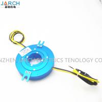 China JARCH Pancake Slip Ring 25.4mm Bore 4 Circuits 10A 240V Gold Contacts 250RPM for sale