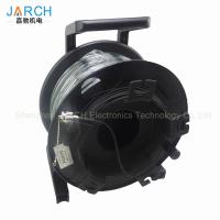 China Fiber Optic Retractable Electric Cable Reel Heavy Duty Single Mode With ODC Connector for sale