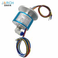 China JARCH 6 Rings 5A Hybrid Slip Ring with Pneumatic Rotary Union 10mm Air Passage for sale