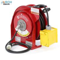 China Electric Spring Driven Cord Reel 45 ft 12/3 SJEOOW Cable GFCI Dual Outlet 125V 15A for sale