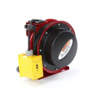 China Electric Spring Driven Cord Reel 45 ft 12/3 SJEOOW Cable GFCI Dual Outlet 125V 15A for sale