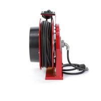 China Electric Spring Driven Cord Reel 45 ft 12/3 SJEOOW Cable GFCI Dual Outlet 125V 15A for sale