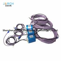 China RJ45 USB 2.0 Ethernet Slip Ring Signal Bore Size 12.7mm USB 3.0 through bore slip ring for sale