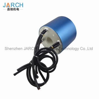China Through Bore Slip Ring 12.7mm to 100mm ID 5A 250RPM Rotating Connector for Cable Reel for sale