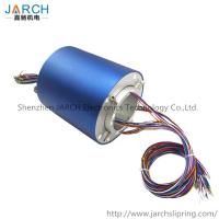 China Through Bore Slip Ring 12.7mm to 100mm ID 5A 250RPM Rotating Connector for Cable Reel for sale