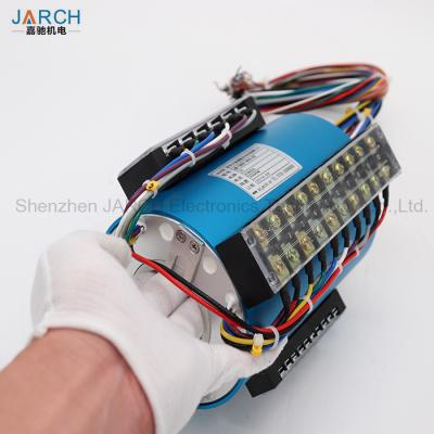 China Long Life Through Bore Slip Ring 50mm Bore 36 Circuits 200RPM Aluminium Alloy for sale
