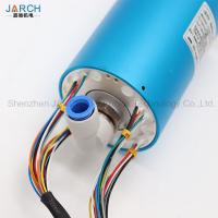 China Electrical Flange Hybrid Slip Ring 220RPM Pneumatic Rotary Joint Aluminium Alloy for sale