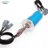 China Electrical Flange Hybrid Slip Ring 220RPM Pneumatic Rotary Joint Aluminium Alloy for sale