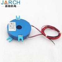 China Electrical Through Bore Pancake Slip Ring 250RPM Speed With Shell Enclosed for sale