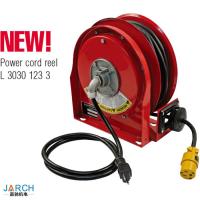 China JARCH L3000 Spring Drive Cable Reel 9m Premium Duty Ultra-Compact Retractable Steel 12 AWG 30ft 125V for sale