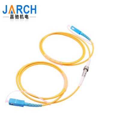 China Multimode 1 Channel Fiber Optic Rotary Joint FORJ 2000 rpm FC Connector Stainless Steel for sale