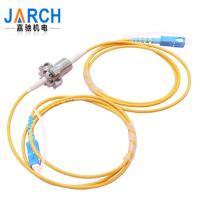 China 1 Channel Fiber Optic Rotary Joint FORJ 650-1650nm FC Connector Stainless Steel for sale