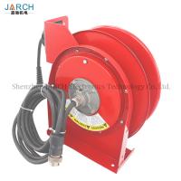 China Industrial Robot Cable Reel Retractable 10m 30m Steel for ABB KUKA YASKAWA Panasonic for sale