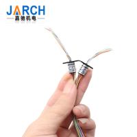 China 12.4mm Capsule Electrical Slip Ring12 Circuit with Flage for Laboratory Equipment for sale