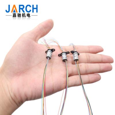 China 36 Circuit 2A Capsule Slip Ring 250RPM 12.4mm Diameter Gold Contacts for sale