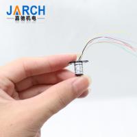 China Capsule Define Slip Ring Connectors OD 22mm 24 Circuits 2A Rotary Connector for sale