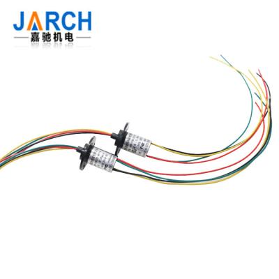 China Medical Equipment Capsule Slip Ring OD 22mm 12 Circuits 2A Gold-Gold Contacts CE FCC for sale