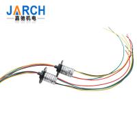 China 12.4mm Miniature Capsule Slip Ring 12 Circuits Gold to Gold Contact 2A 240V for sale
