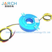 China 2 /10A  2 ~ 12 Circiuts Pancake Slip Ring Thickness 20mm rotary slip ring for sale