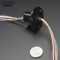 China Gold Contact Capsule Slip Ring 25mm 6 Circuits 2A 240VAC Rotary Connector for sale
