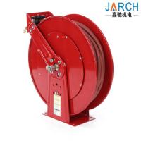 China JARCH Medium Pressure Oil Hose Reel 1250 PSI 3/4 in Dual Pedestal Spring Retractable 50 ft for sale