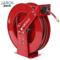 China JARCH Medium Pressure Oil Hose Reel 1250 PSI 3/4 in Dual Pedestal Spring Retractable 50 ft for sale