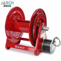 China Pressure Wash Compact Hose Reel 5000PSI 100ft Heavy Duty 12V DC Motor Driven for sale
