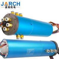 China Integrated Conductive Slip Ring 1-24 Passages Pneumatic Electrical Rotary Union Hybrid for sale