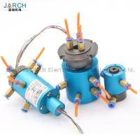 China JARCH Hybrid Pneumatic Electrical Slip Ring 2-24 Passages Rotary Union for Air Hydraulic for sale