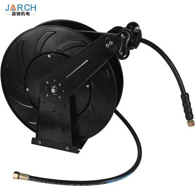 China JARCH 250bar Retractable High Pressure Water Hose Reel 1/4in x 10m Steel Air Hose Reel for sale