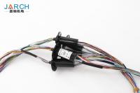 China 12.4mm Miniature Flange Capsule Slip Ring / Electrical Slip Ring Connectors 6 Circuits for sale