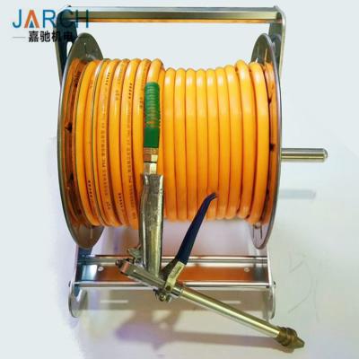 China Stainless Steel Wall Mounted Water Hose Reel 200ft 5/8in Heavy Duty Garden Hose Reel for sale