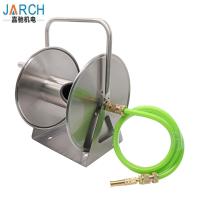 China Stainless Steel Garden Hose Reel 200ft 5/8in Capacity Wall Mount Floor Mount Heavy Duty for sale