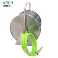 China Stainless Steel Garden Hose Reel 200ft 5/8in Capacity Wall Mount Floor Mount Heavy Duty for sale