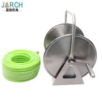 China Stainless Steel Garden Hose Reel 200ft 5/8in Capacity Wall Mount Floor Mount Heavy Duty for sale