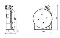 China Auto Retractable Heavy Duty Power Cord Reel S304 S316 Steel 9000 Series for sale