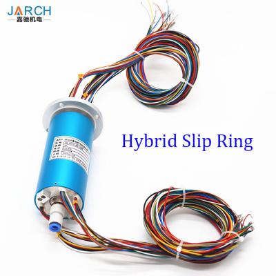 China JARCH HY012 36 Circuit Pneumatic Hydraulic Rotary Union Slip Ring 8mm Tube 300RPM for sale