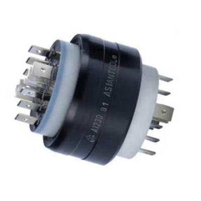 China JARCH A6H Mercury Slip Ring 6 Poles 300 RPM Signal Rotary Joint for Robot Arms for sale