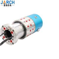 China Pneumatic Rotary Union 50RPM Stainless Steel 1.1Mpa Water Gas Slip Ring Joint for sale