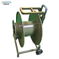 China Movable Tactical Optical Cable Reel Drum 100m to 1000m Portable Fiber Optic Reel for sale