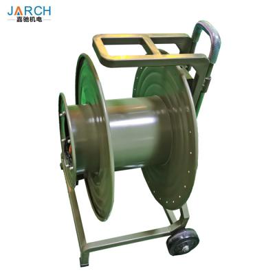 China Movable Tactical Optical Cable Reel Drum 100m to 1000m Portable Fiber Optic Reel for sale