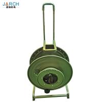 China Tactical Fiber Optic Cable Reel 500m Rotary Joints Outdoor Working Drum for Industry for sale