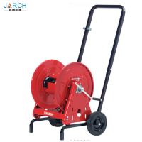 China Heavy Duty Hand Crank Hose Reel 1000psi 200ft 2 Wheel Cart for Air Water Cable for sale