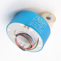 China Fiber Optic 12mm 12 Circuits 10A Rotary Joint Slip Rings for sale