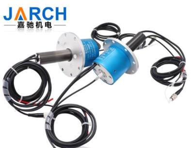 China Multimode ROV Robot Electrical Slip Ring 2000RPM 12 Circuits Hybrid FORJ for sale