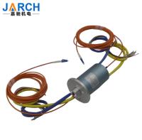 China Stainless Steel Fiber Optic Electric Slip Ring 150RPM 10N 1310nm 6 Circuits for sale