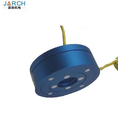 China Pancake Slip Ring 240VAC 10A 250mm Lead 25mm Hole Military Grade for sale